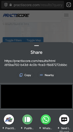 Search and load match results using PractiScore Competitor app - PractiScore Competitor App ...