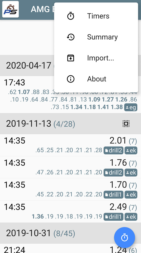 PractiScore Log app info - PraciScore Log App - PractiScore Support Community