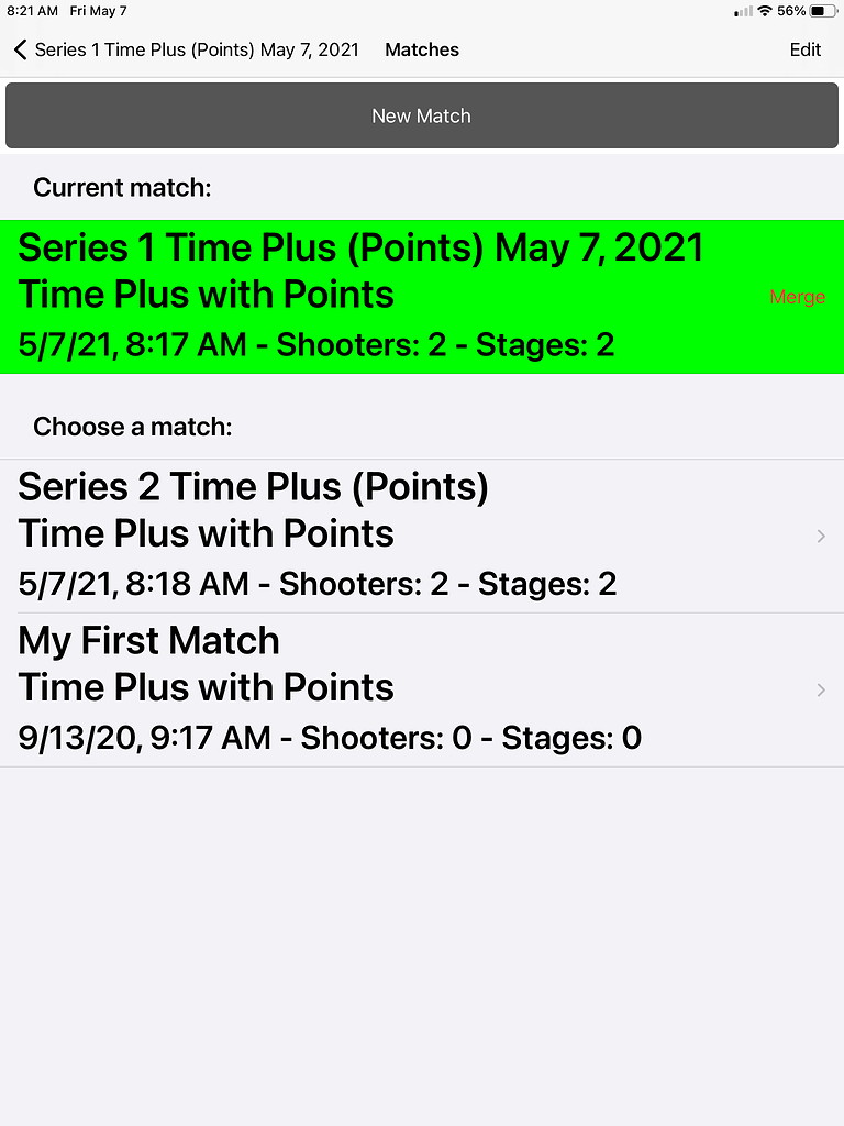 Basic series setup on iPad - Tutorials, Learn how to do Stuff - PractiScore Support Community