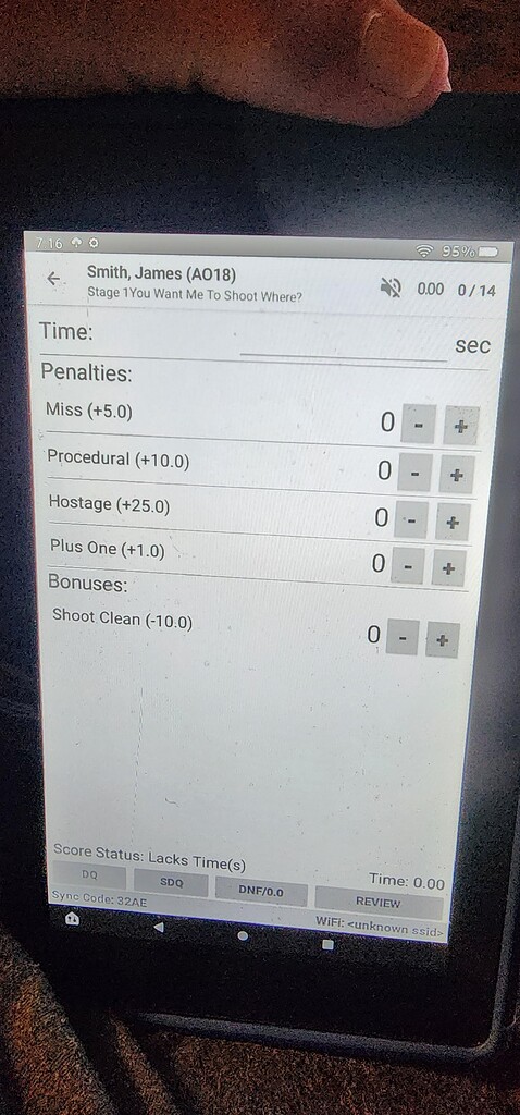 Time Plus Penalties, cannot add more than one of any type (like multiple +1) - PractiScore 2 ...