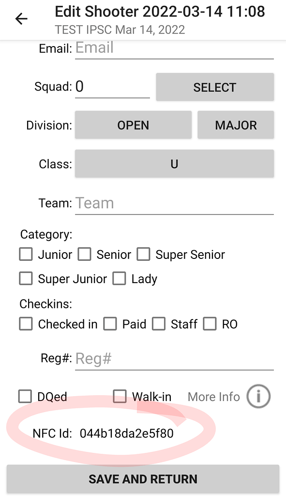 Using NFC cards or tokens with the PractiScore app for Android ...