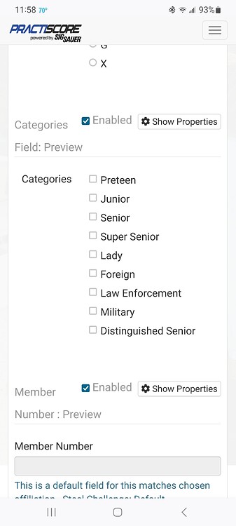 USPSA Distinguished Senior - PractiScore.Com, the Website - Practiscore Support Community