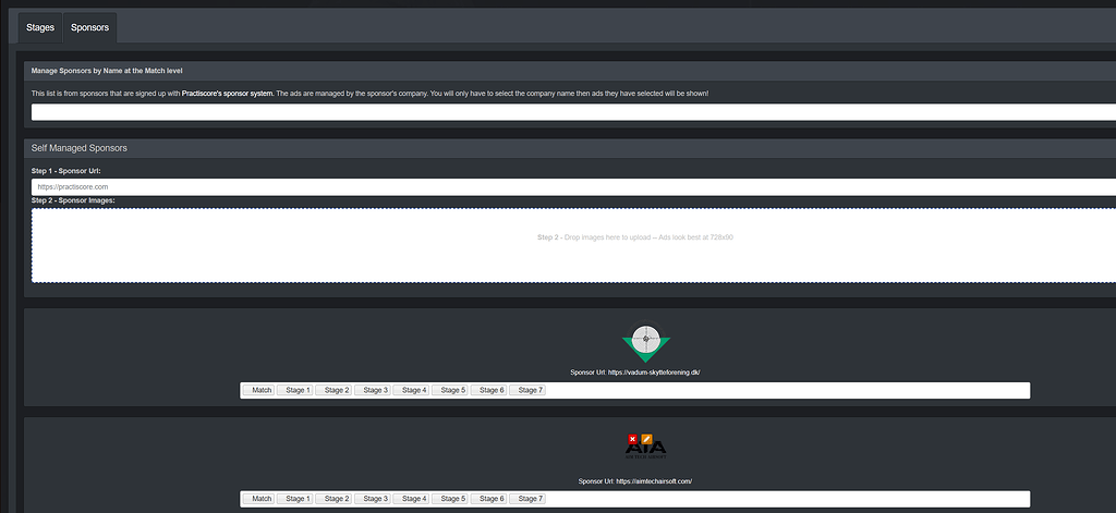 Sponsores not showing - PractiScore.Com, the Website - Practiscore Support Community